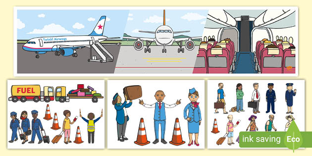 Transport - Aeroplanes - Small World Activity (teacher made)