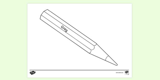 FREE! - Grey Pencil Colouring | Colouring Sheets