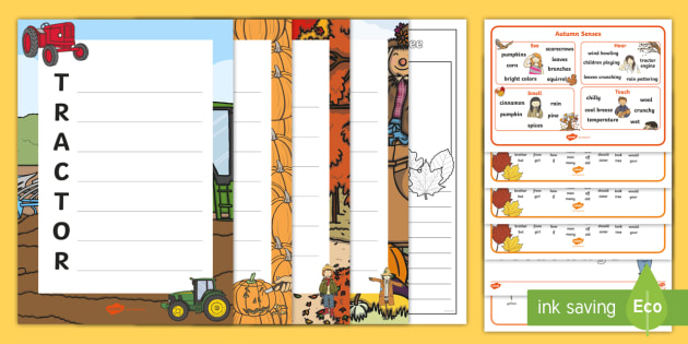 Autumn-Themed Writing Activity Pack