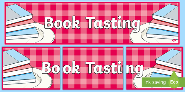Book Tasting Banner