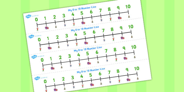 Elf Themed Number Track 0-10 - number tracks, elf, 0-10, number