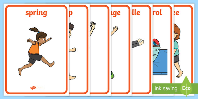 Fisiese Aksie Vertonings Plakkate (teacher made)