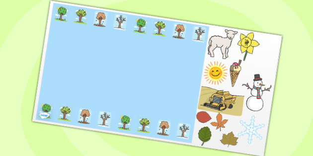 Season Themed Editable PowerPoint Background Template