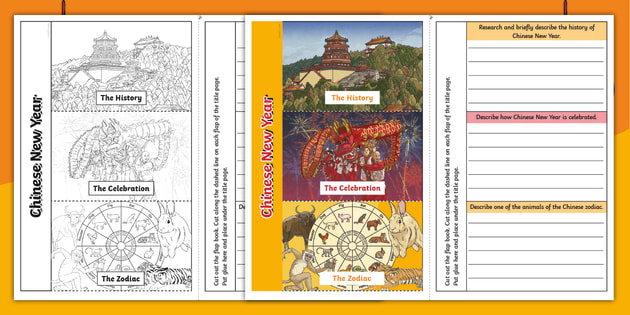 Printable Chinese New Year Flap Book | Twinkl (Teacher-Made)