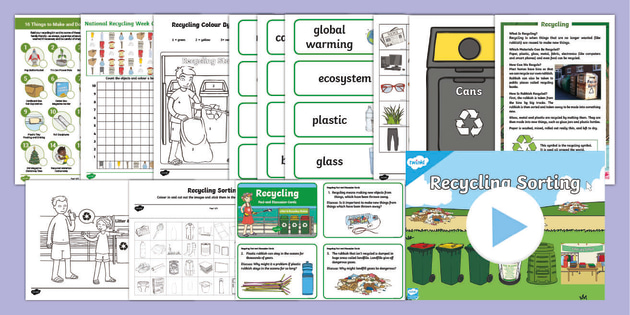 National Recycling Week Activity Pack (teacher made)