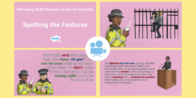 Managing Shifts Between Levels of Formality Video 2
