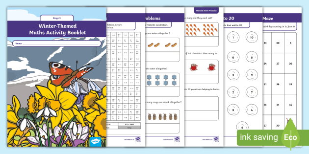 Stage 5 Winter Maths Activity Booklet NZ (teacher made)