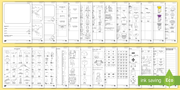 New Starter Welcome Activity Booklet English/Hindi