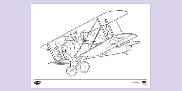 FREE! - Aviation Colouring | Colouring Sheets (Teacher-Made)