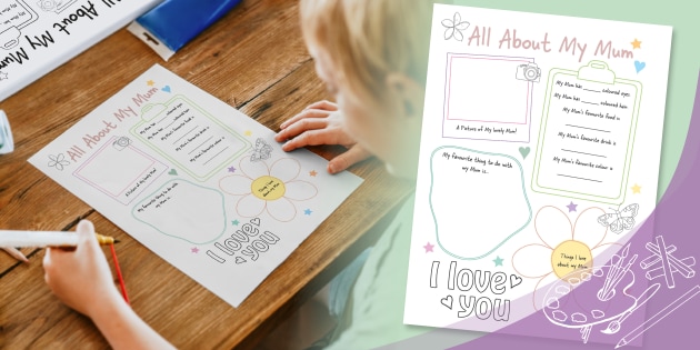 All About My Mum Mother's Day Activity (teacher made)