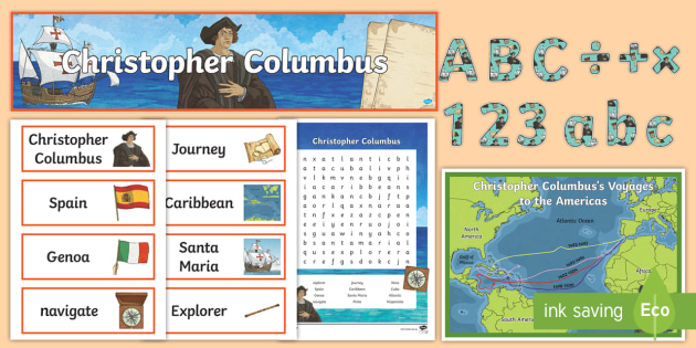 Christopher Columbus Activity Pack (teacher made)
