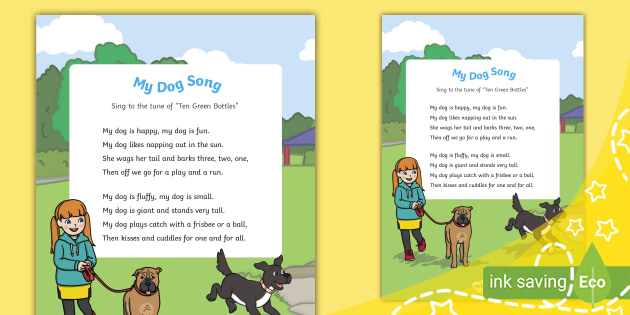 My Dog Song (teacher made)