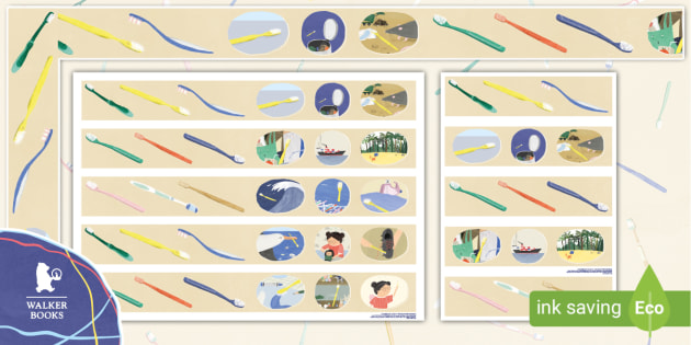 FREE! - The Tale of a Toothbrush Display Borders - EYFS KS1 - Twinkl