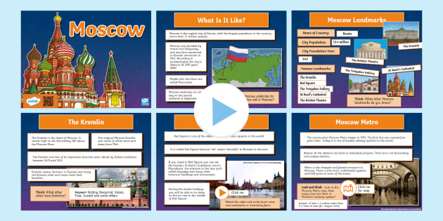 Moscow Information PowerPoint (teacher made)