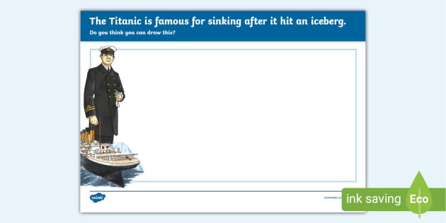 FREE! - Titanic Drawing Prompt Activity (teacher made)