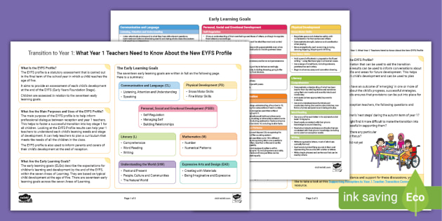 What Year 1 Teachers Need to Know About the EYFS Profile