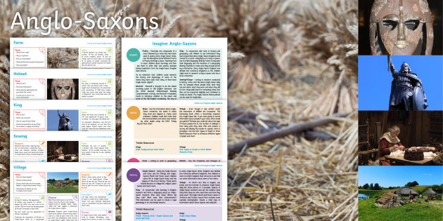 Imagine Anglo-Saxons KS2 Resource Pack (teacher made)