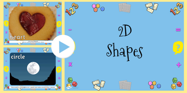 2D Shapes Photo PowerPoint (teacher made)