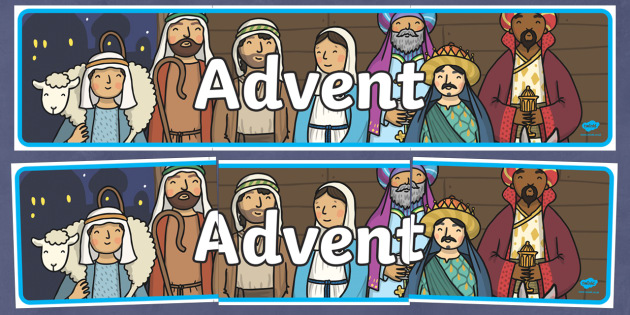 Advent Nativity Banner (teacher made)