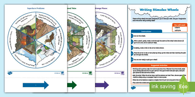 KS2 Writing Stimulus Wheels (teacher made)