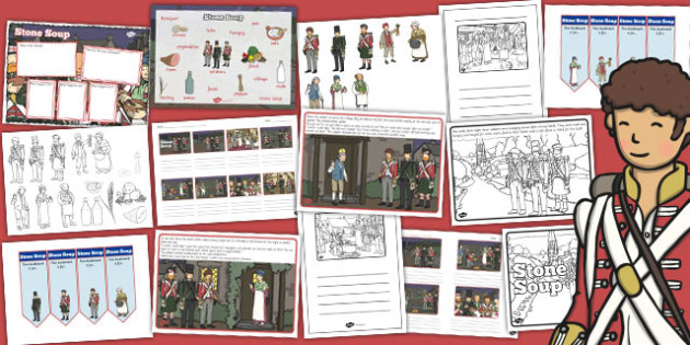 Stone Soup Story Sack (teacher made)