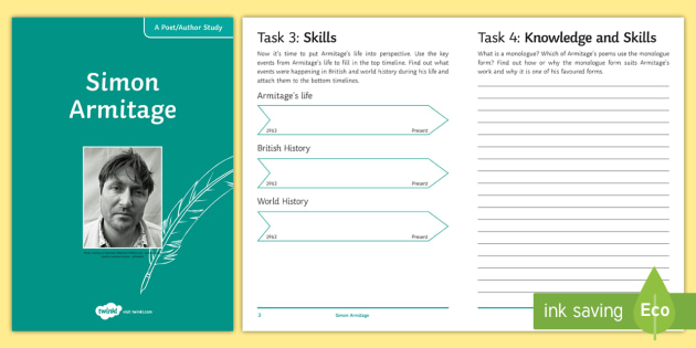 Simon Armitage About the Author (teacher made)