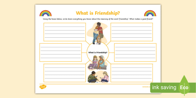 What is Friendship? Mind Map (teacher made)