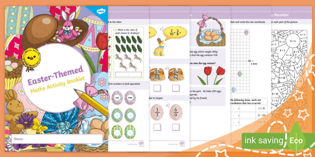 KS2 Easter-Themed Activity Booklet (Ages 9 - 11)