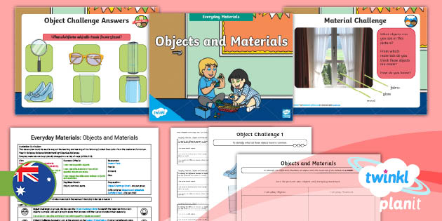 Year 1 Science Everyday Materials Lesson 2 (teacher made)