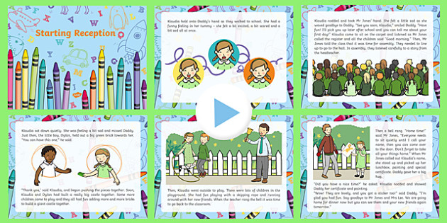 EYFS Starting Reception Editable PowerPoint Story