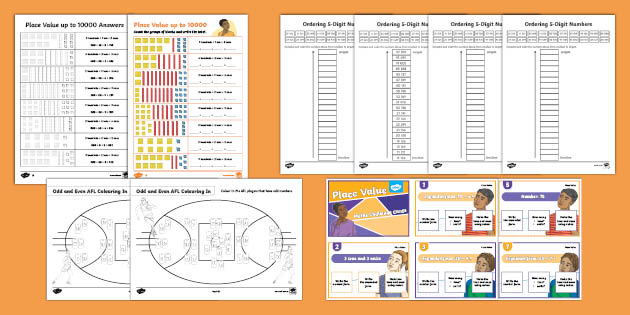 Google Classroom Year Four Place Value Pack (teacher made)