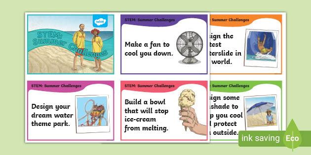 STEM: Summer Challenges (teacher made)