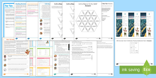 * NEW * Free Year 6 SATs Survival Taster Resource Pack - sample