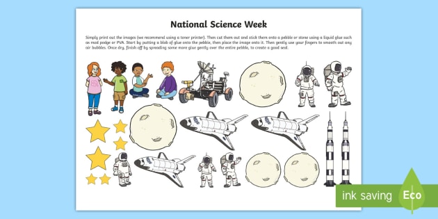 FREE! - National Science Week 2019 Story Stone Cut-Outs
