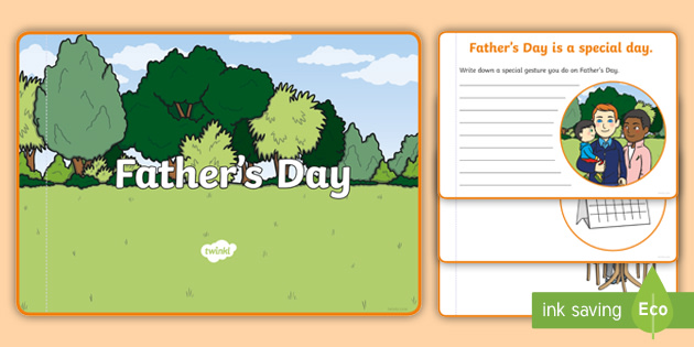 Father's Day Reading Activity Booklet