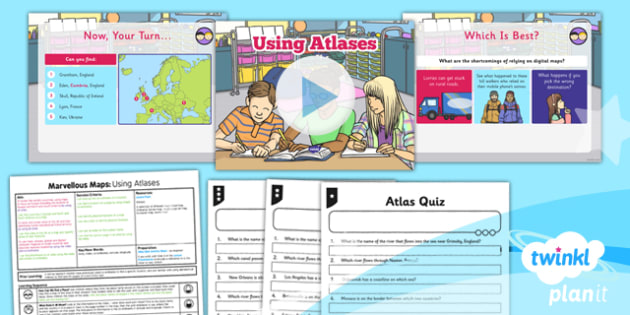 How to Use an Atlas Lesson Plan 1 - Year 5 Geography