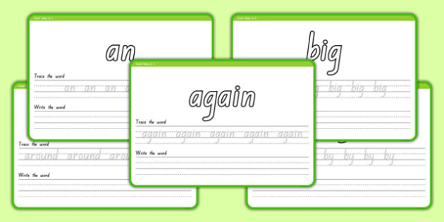 New Zealand Essential Spelling List 4 Playdough Mats