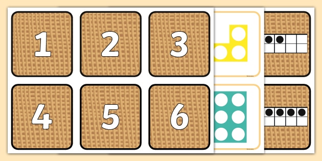 👉 Neutral-Themed Number Flashcards Pack (teacher made)