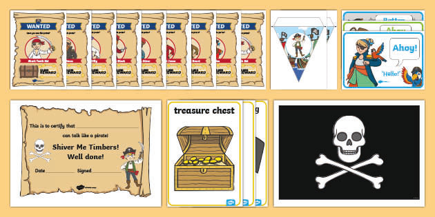Talk Like A Pirate Day Display Pack (teacher made)