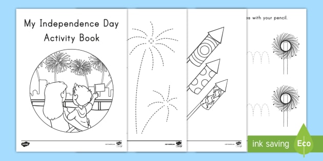 Independence Day Motor Skills Activity Booklet | Twinkl USA