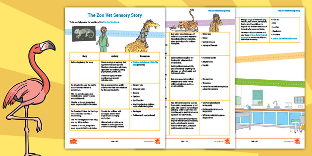 The Zoo Vet Sensory Story (teacher made)