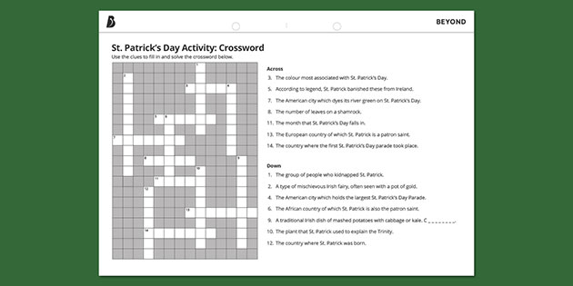 St. Patrick's Day Puzzles | twinkl.com.au