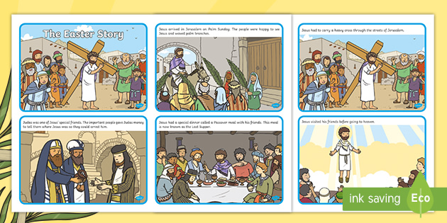 EYFS Easter Story Sequencing Cards | Teacher Made | Twinkl