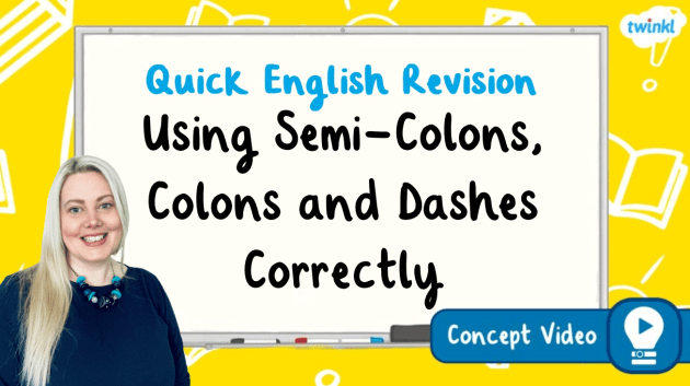 Videos to Support Learning for Year 6 Punctuation - Twinkl Guides