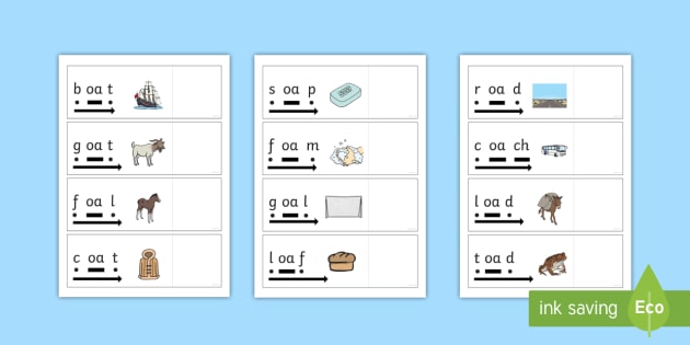 Phase 3 'oa' Read and Reveal Activity (teacher made)