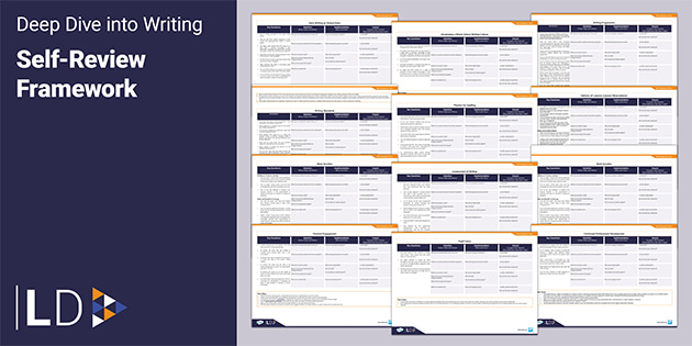 Deep Dive into Writing: Self-Review Framework
