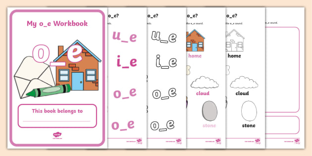 Phase 5 o_e Grapheme Workbook (teacher made)