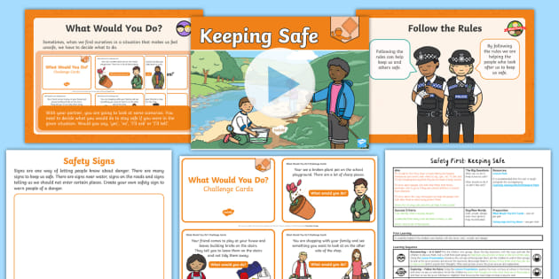 PSHE and Citizenship - Y2 Safety First - Lesson 1: Keeping Safe Lesson Pack