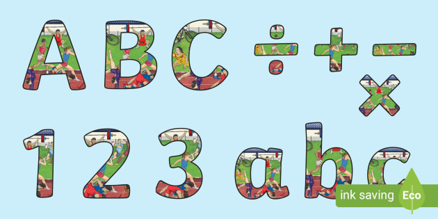 The Commonwealth Games Display Lettering (teacher made)