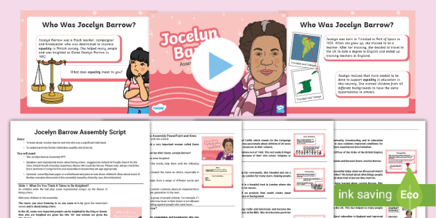 Jocelyn Barrow Assembly Pack